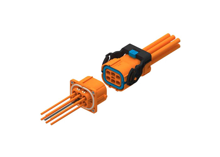 conector de alimentação Shell Electric Vehicle Plug plástica do PDU 6Pin